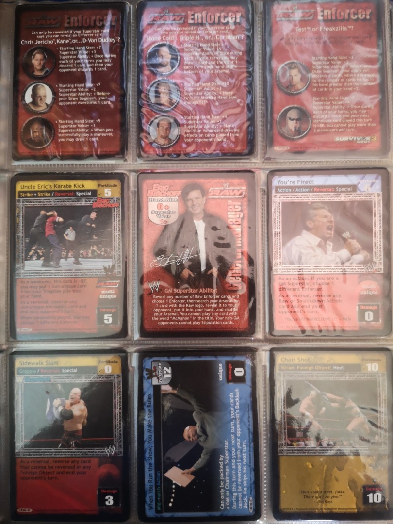 WWE CARDS, Hobbies & Toys, Toys & Games on Carousell