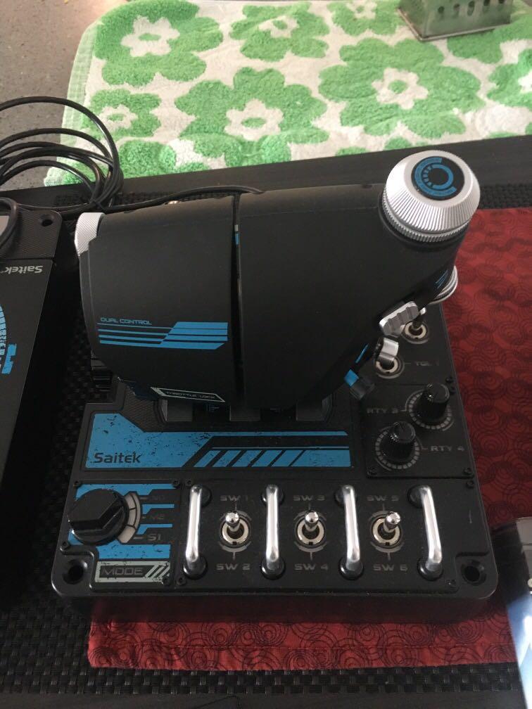 X56 RHINO HOTAS joystick throttle, Video Gaming, Gaming Accessories ...