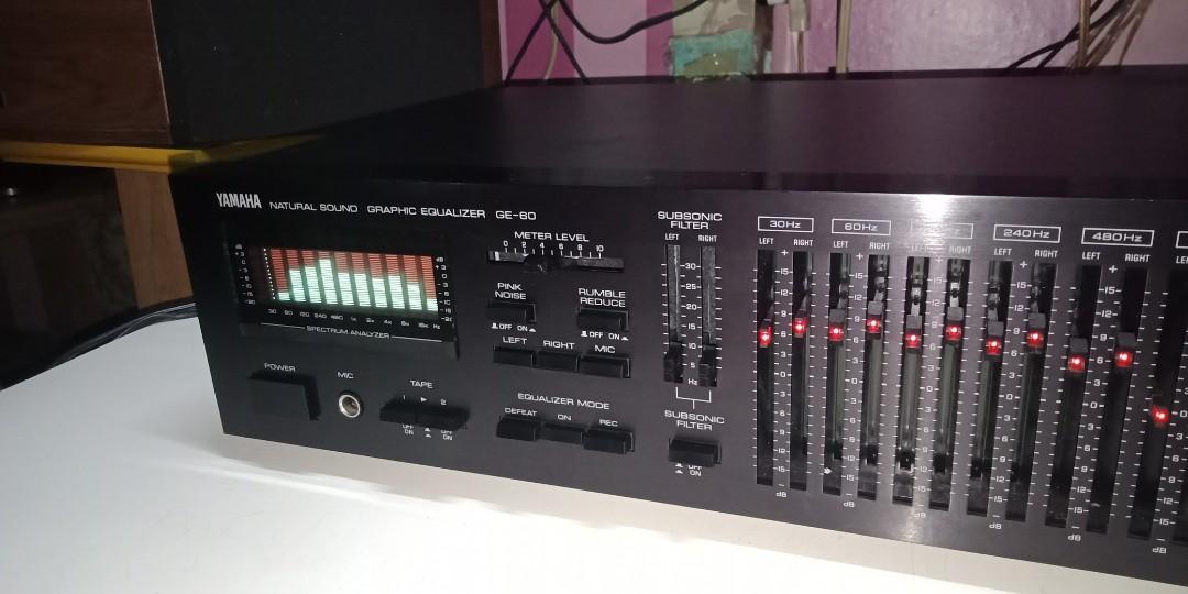 Yamaha GE-60 Graphic Equalizer, Audio, Soundbars, Speakers & Amplifiers ...