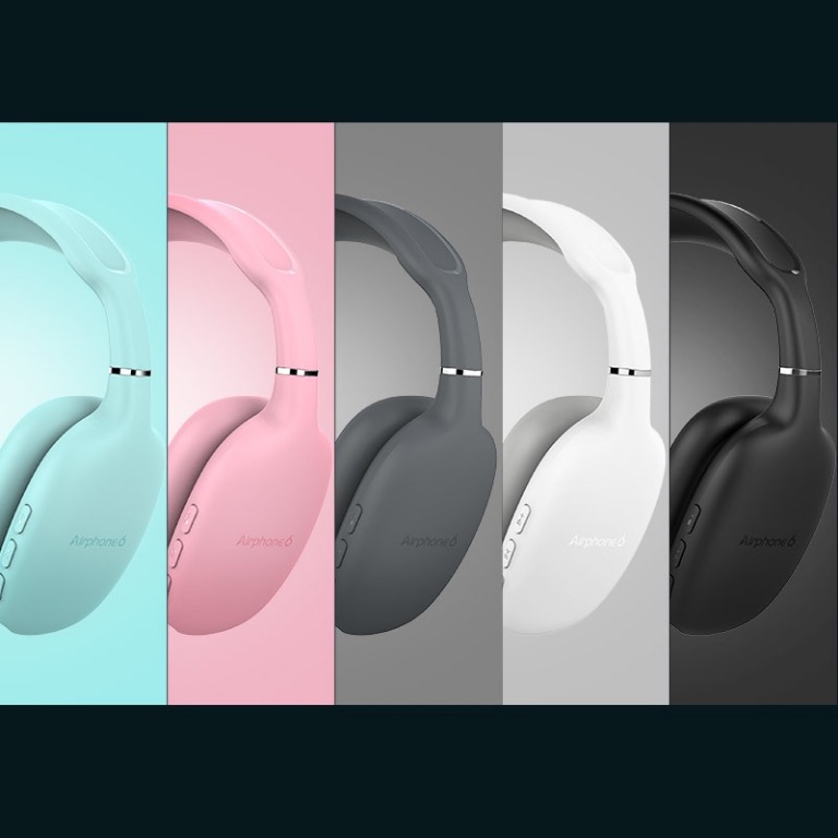 AirPhone 6 Wireless Bluetooth Headphones with Mic, Audio, Headphones ...