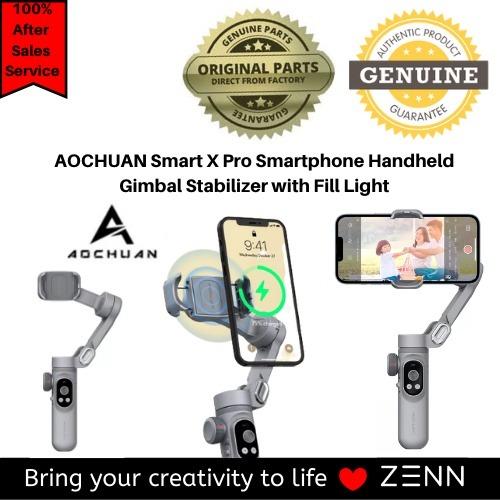 AOCHUAN SMART X PRO 3-Axis Handheld Foldable Gimbal Stabilizer with ...