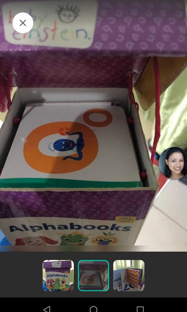 BABY EINSTEIN'S ALPHABOOKS CHILDREN ALPHABET BOOKS, Hobbies & Toys ...