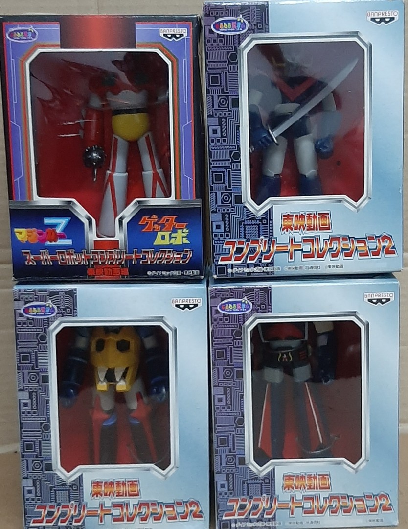 Banpresto Super Robot Wars Getter Robo Great Mazinger Danguard Ace ...