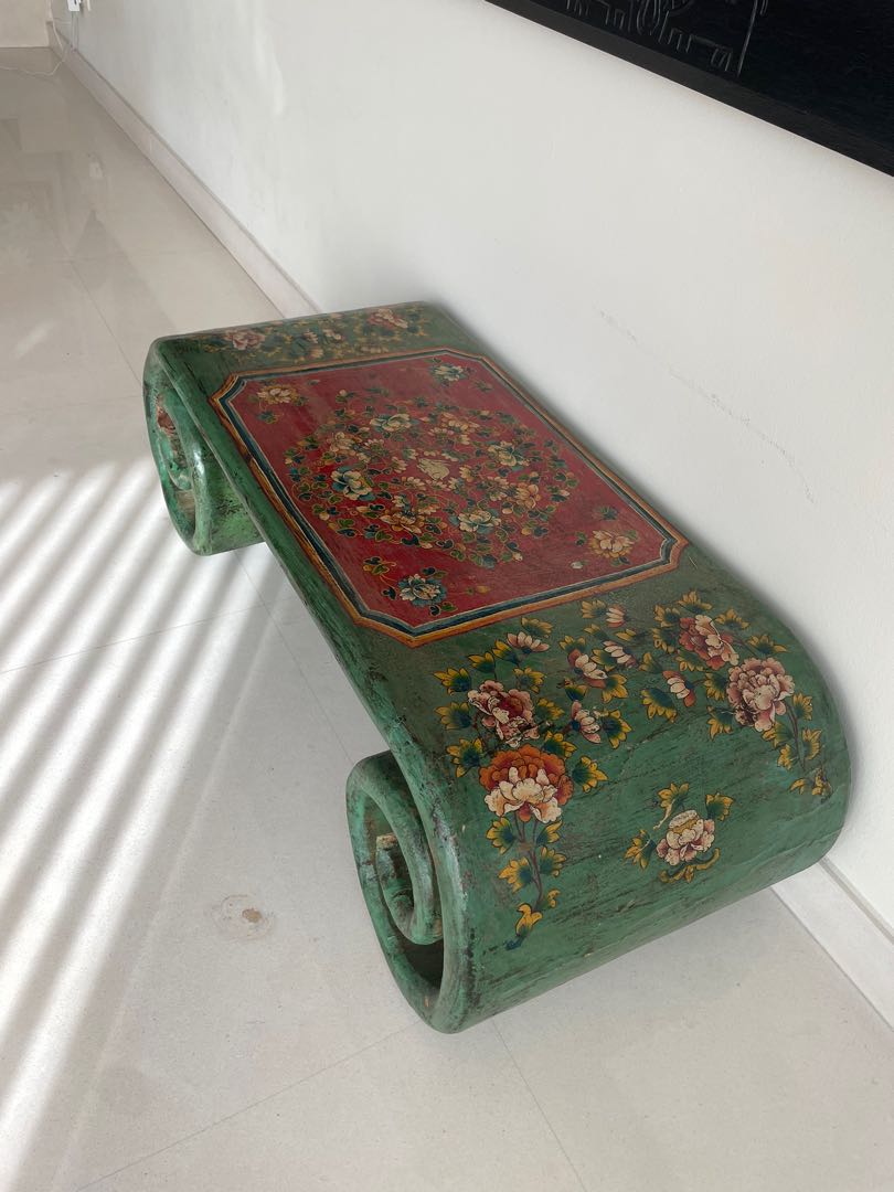 BEAUTIFUL TIBETIAN SCROLL TABLE, Furniture & Home Living, Furniture ...