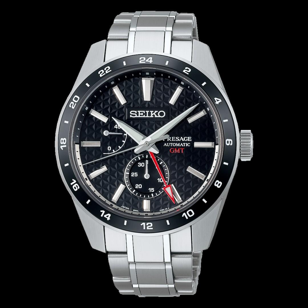 Brand New Seiko Presage Sharp Edged Series Automatic GMT SARF001 SPB217 ...