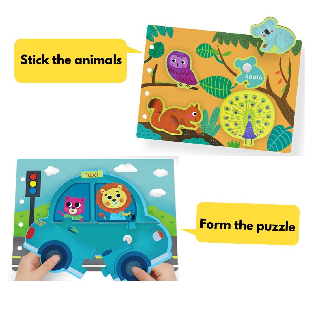 Busy book Children Kids Education Quiet book puzzle activity Home based ...