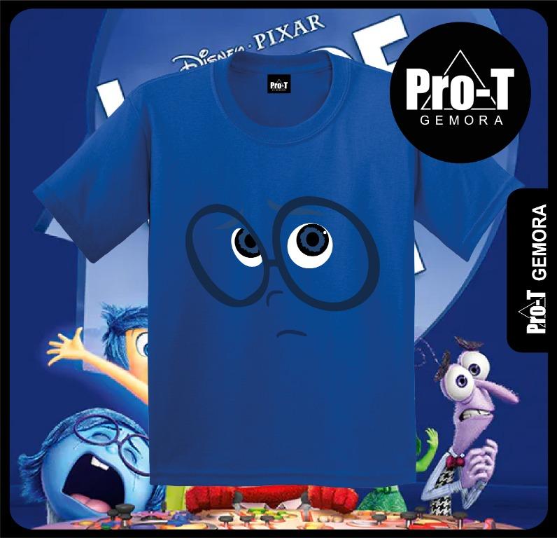 【Cartoon Theme Tshirt】INSIDE OUT Family Face Tshirt (Joy/Sadness/Anger ...