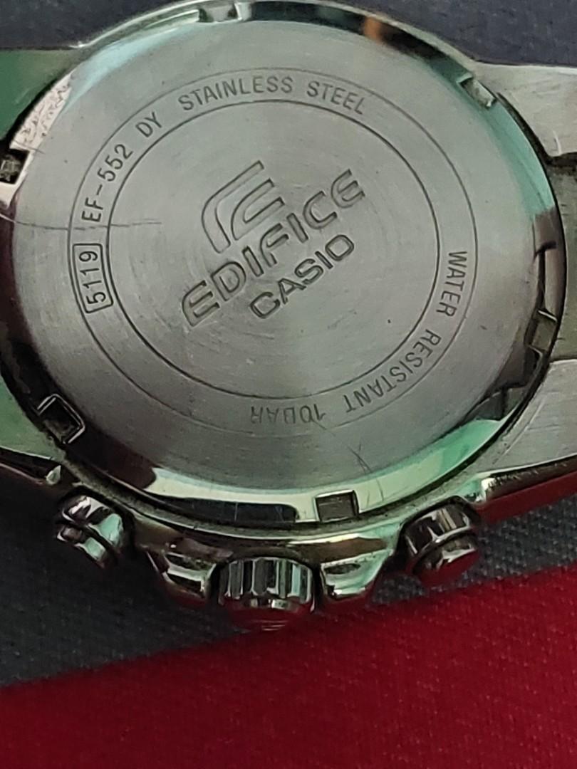 Casio edifice EF 552 DY, Men's Fashion, Watches & Accessories, Watches ...