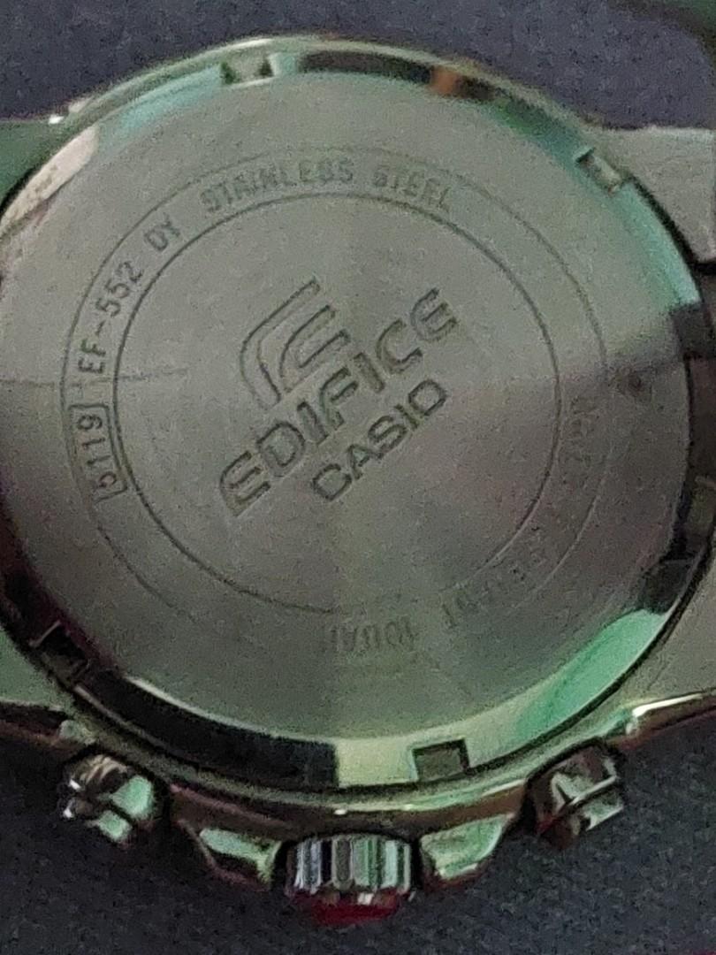 Casio edifice EF 552 DY, Men's Fashion, Watches & Accessories, Watches ...