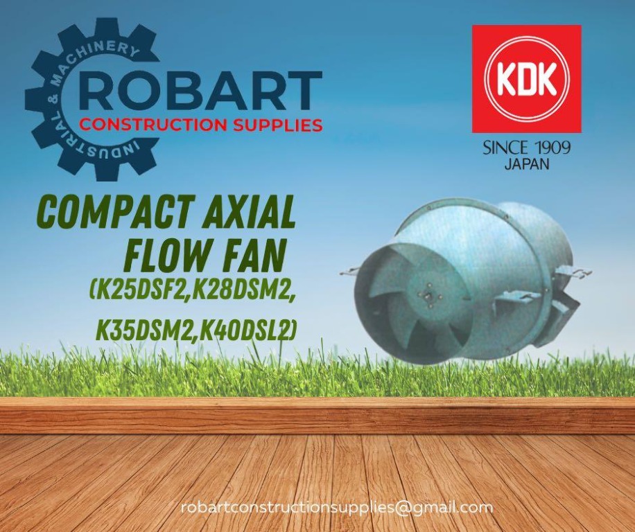 Compact Axial Flow Fan, Commercial & Industrial, Construction Tools ...