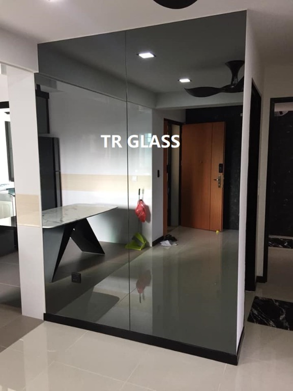 Custom Grey Tinted Wall Mirror Affordable Price SG Supply ...