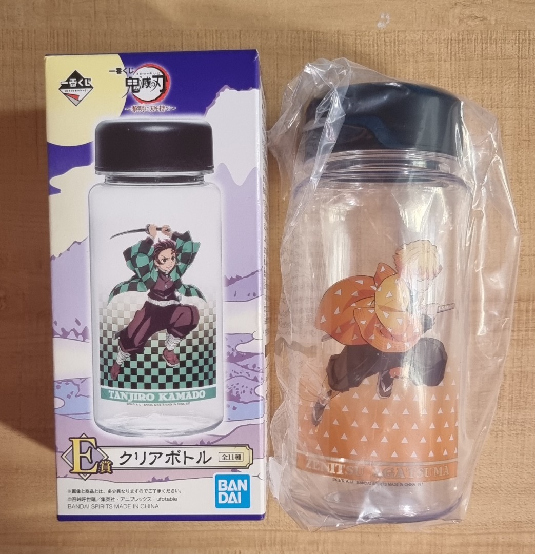 Demon Slayer Zenitsu Water Bottle, Furniture & Home Living, Kitchenware ...