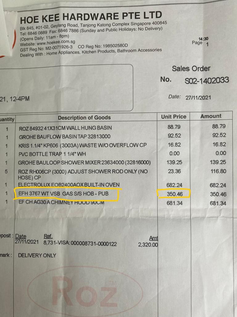 EF Stove / Cooker Hob - Three-Burner, Furniture & Home Living ...