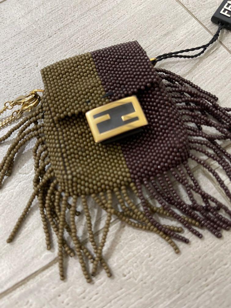 *New* Fendi Beaded Mini Bag / Necklace, Luxury, Accessories on Carousell
