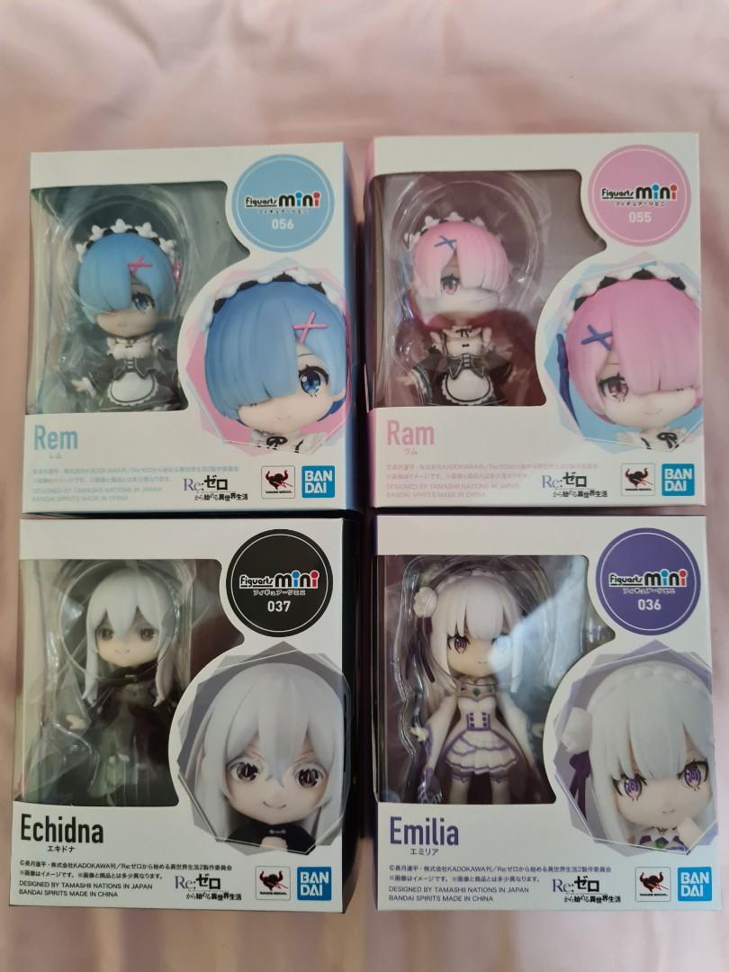 Figuarts mini Re zero figures set, Hobbies & Toys, Toys & Games on ...