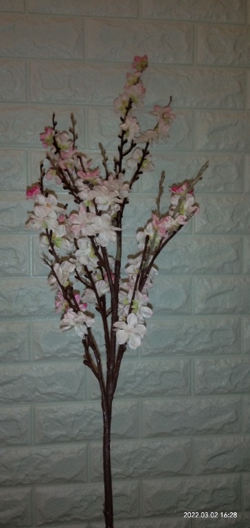 Free Ikea cherry-blossoms/pink130 cm, Furniture & Home Living, Home Decor, Artificial Plants ...