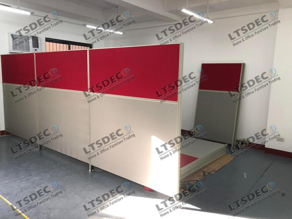 FULL FABRIC TYPE WORKSTATION WALL PANEL OFFICE PARTITIONS, Furniture ...