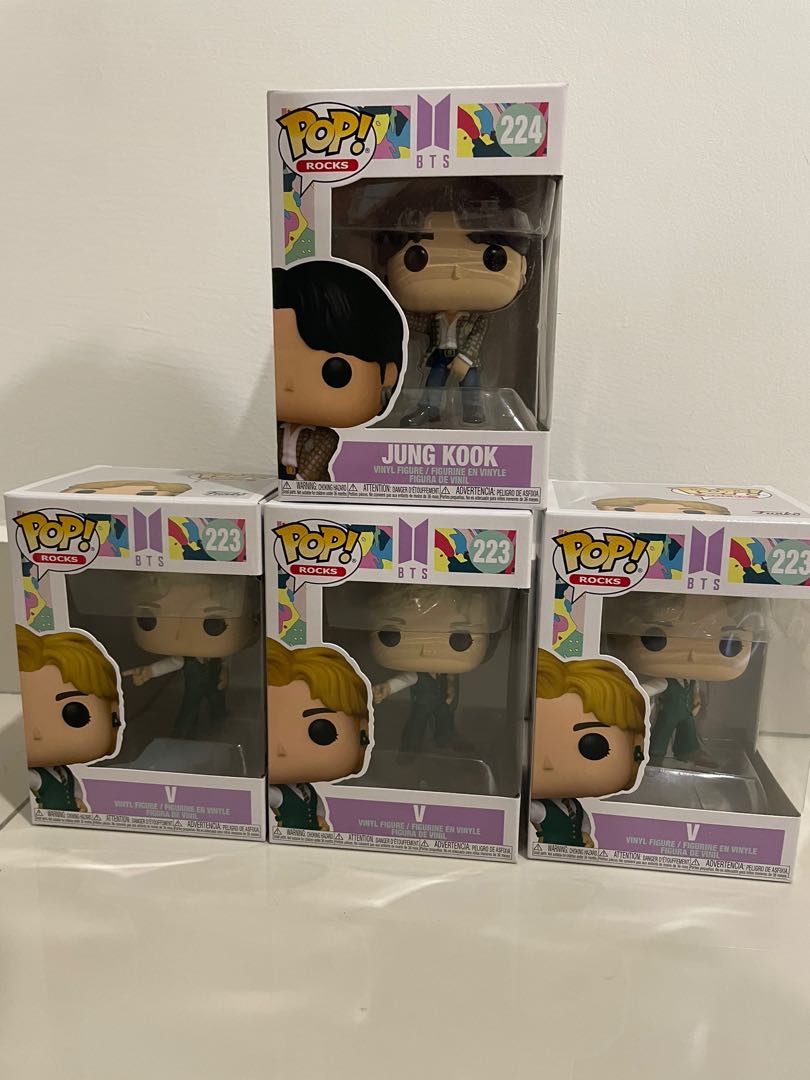Authentic Ready Stock Funko Pop! Rocks: BTS "Dynamite" Model V, Hobbies ...
