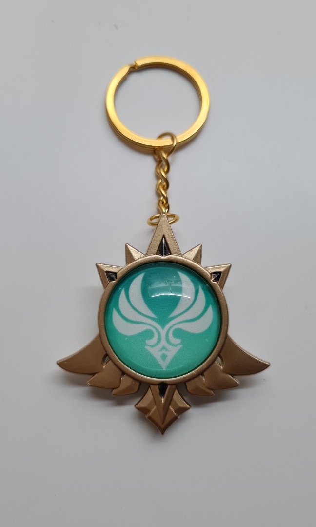 Genshin Impact mondstadt anemo vision keychain, Hobbies & Toys ...