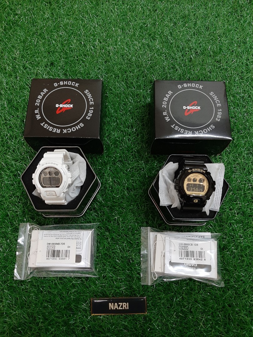Gshock Original New Dw6900 nb7 & cb1 for sale, Men's Fashion, Watches ...