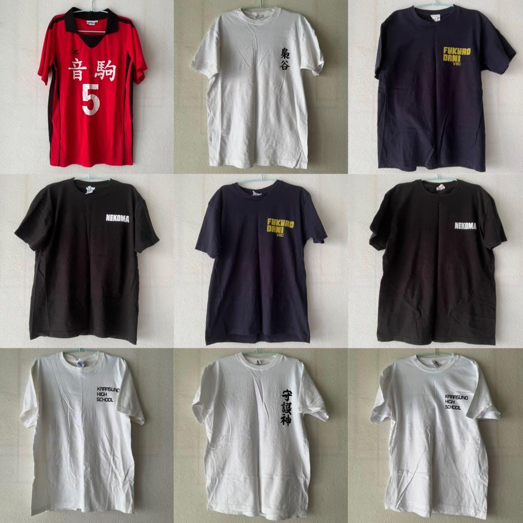 Haikyuu Tshirt jersey kit authentic kenma yamamoto bokuto kuroo ...
