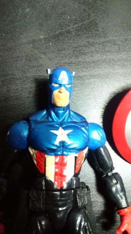 Hasbro Returns of Marvel Legends Captain America (Bucky Cap) BAF 6 ...