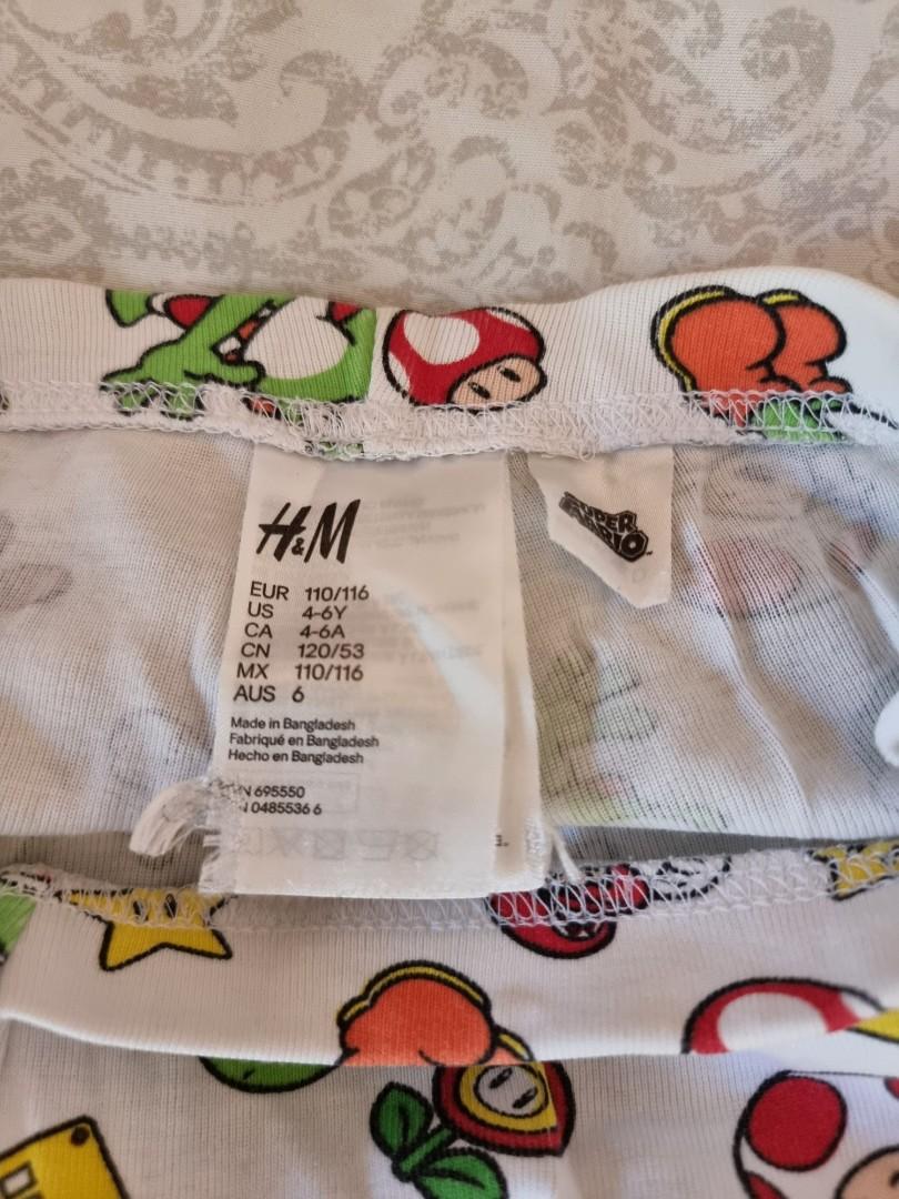 H&M Mario and Luigi Pajama Set for Kids, Babies & Kids, Babies & Kids ...