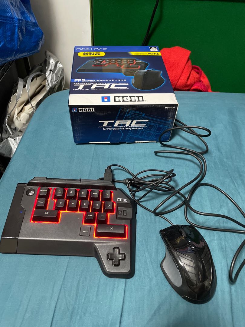 HORI TAC 鍵盤滑鼠 keyboard mouse, 電子遊戲, 遊戲機配件, 手掣 - Carousell