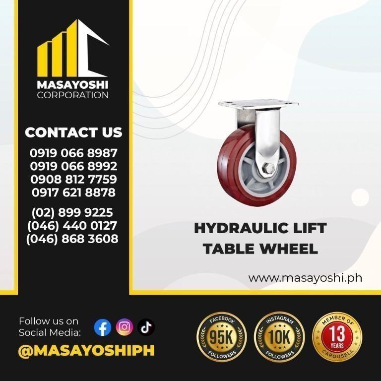 Hydraulic Lift Table Wheel | Table Lift | Lifter | Lifting | Table Lift ...