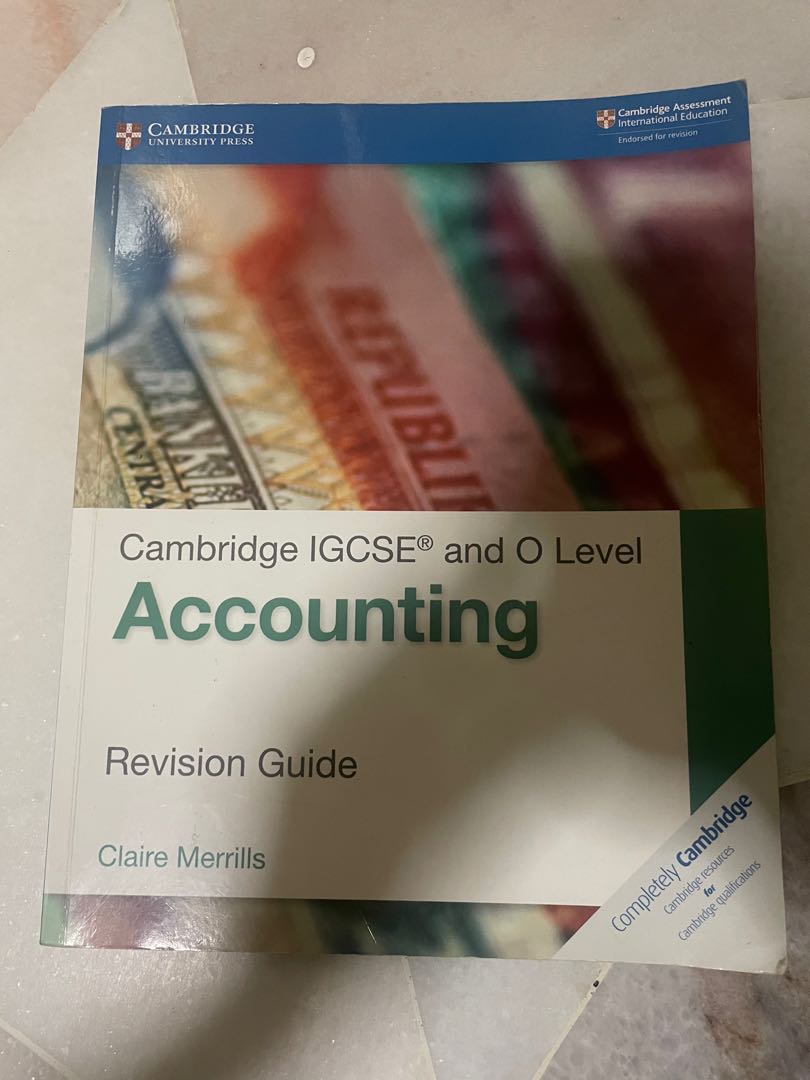 Igcse And O Level Accounting Revision Guide Hobbies And Toys Books