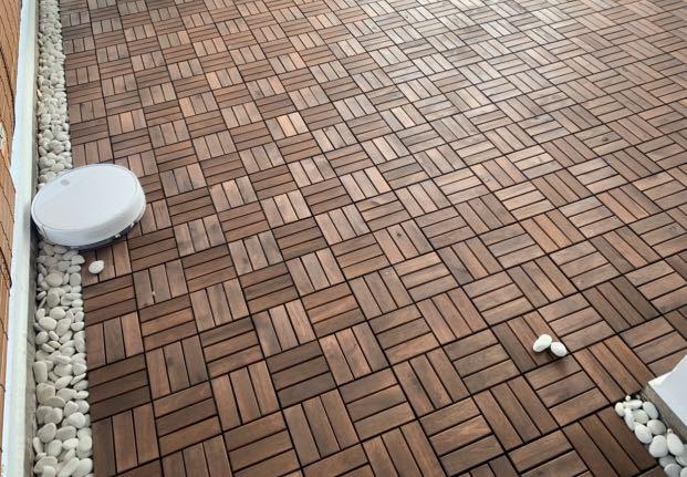 IKEA Runnen floor decking around 16 square meters, Furniture & Home ...