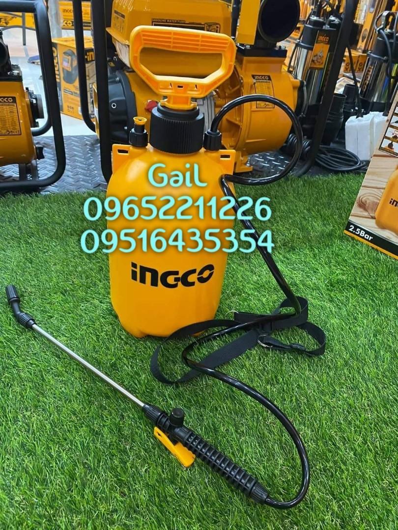 INGCO 5L Pressure Sprayer, Furniture & Home Living, Gardening, Hose and ...