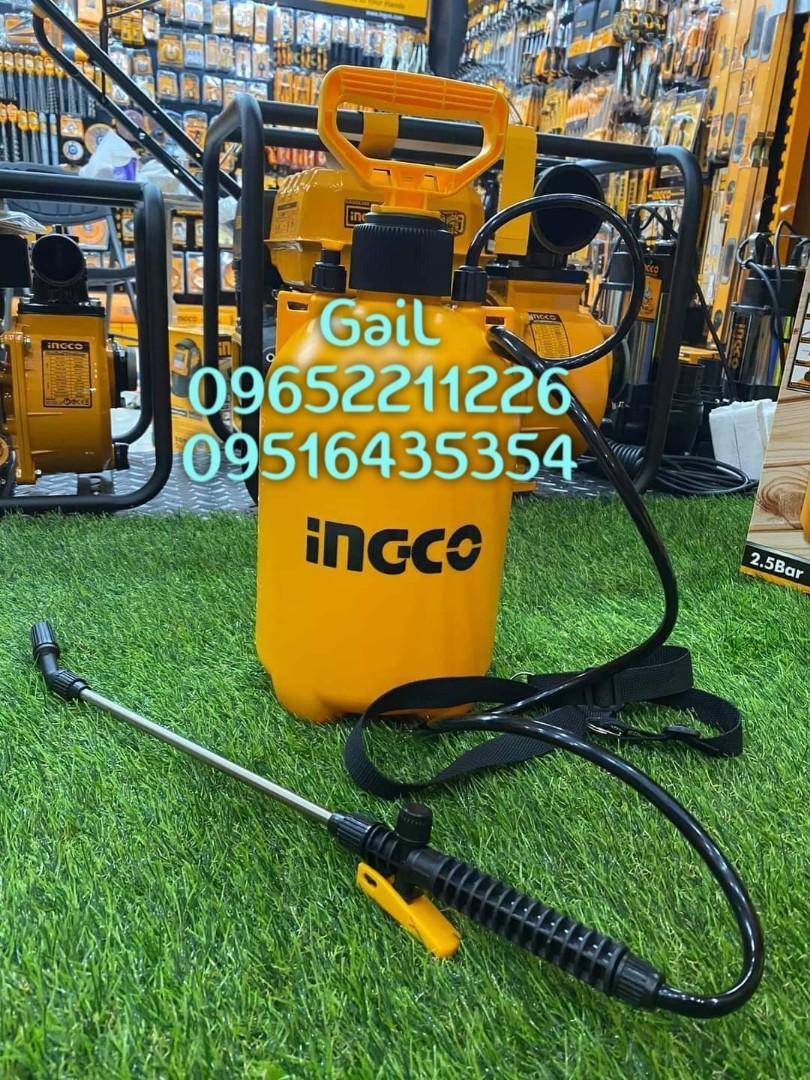 INGCO 5L Pressure Sprayer, Furniture & Home Living, Gardening, Hose and ...