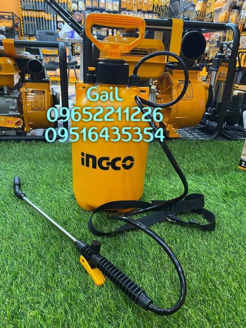 INGCO 5L Pressure Sprayer, Furniture & Home Living, Gardening, Hose and ...