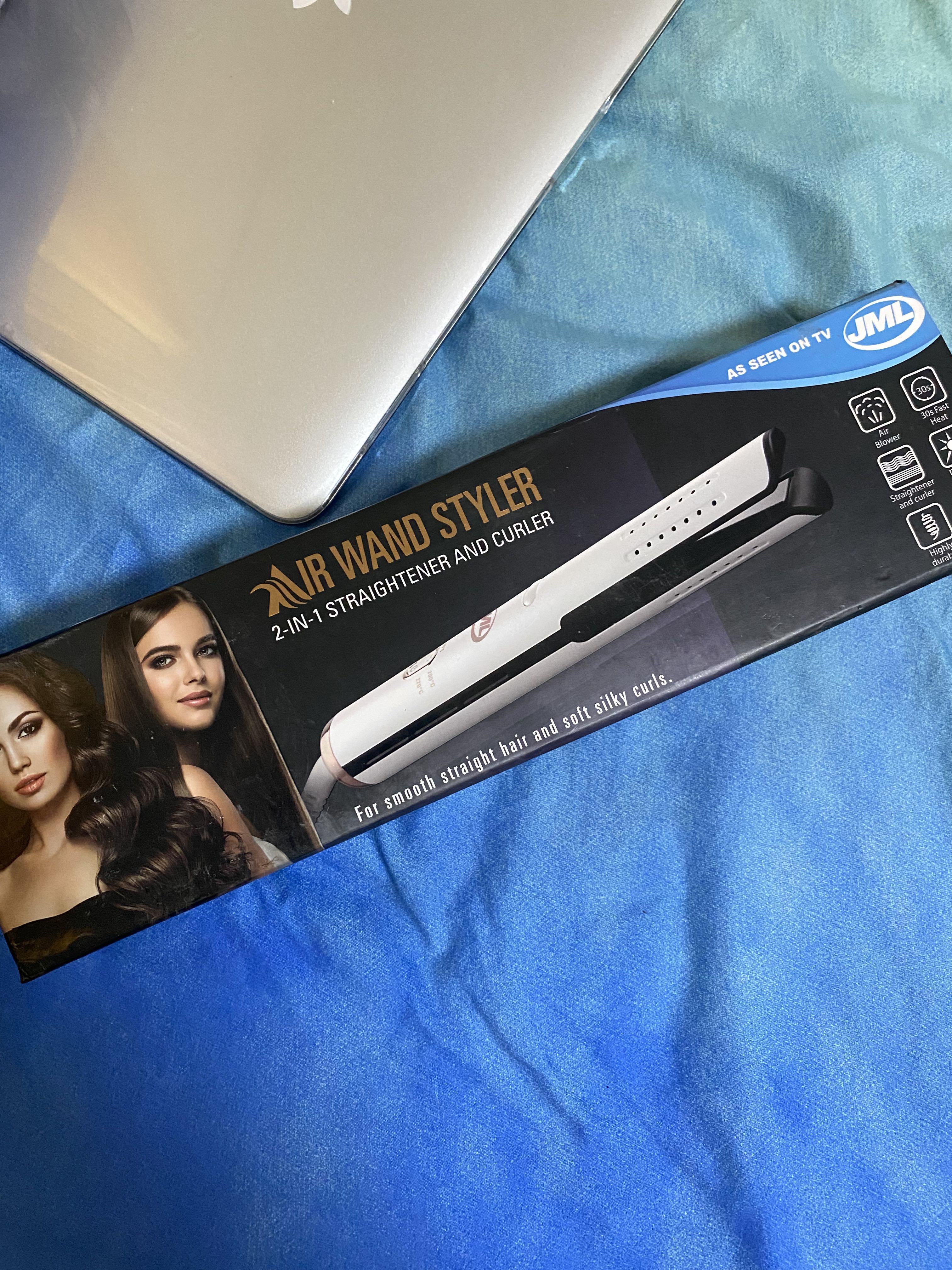 JML Air Wand Styler 2 in 1 Straightener and Curler, Beauty & Personal ...