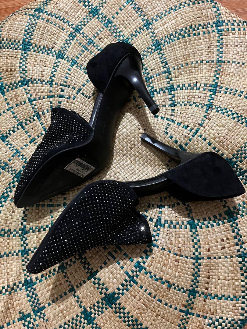 Joy & Peace Studded Open Side Pumps, Women's Fashion, Footwear, Heels ...