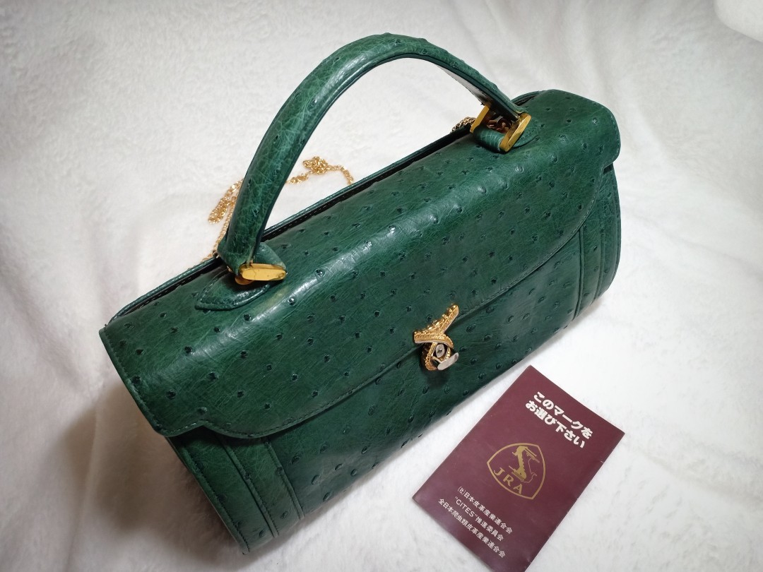 JRA GENUINE OSTRICH LEATHER SKIN, Luxury, Bags & Wallets on Carousell