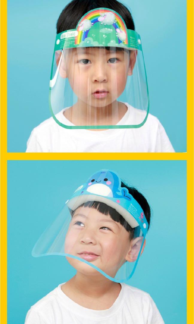 Kids face shield individually wrapped,assorted designs, Health ...