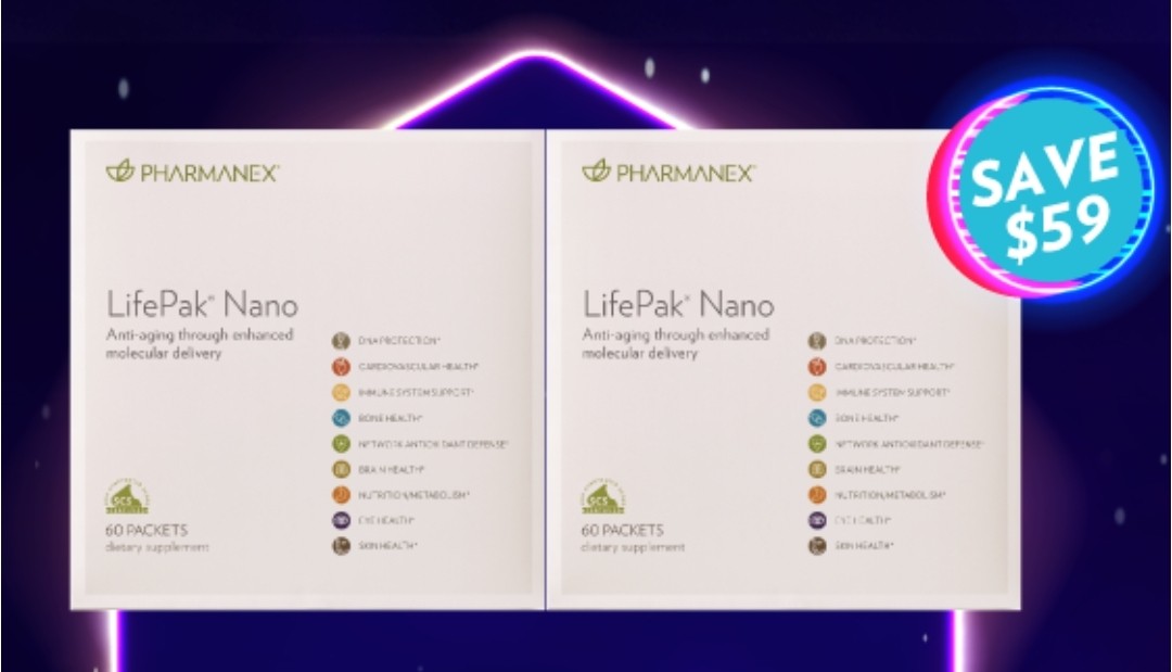 Lifepak nano twin pack, Health & Nutrition, Health Supplements ...