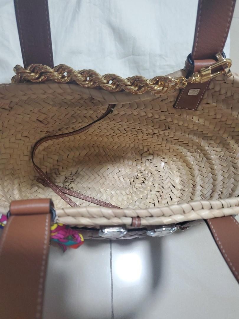 Loewe Crystal Rattan Bag, Women's Fashion, Bags & Wallets, Shoulder ...