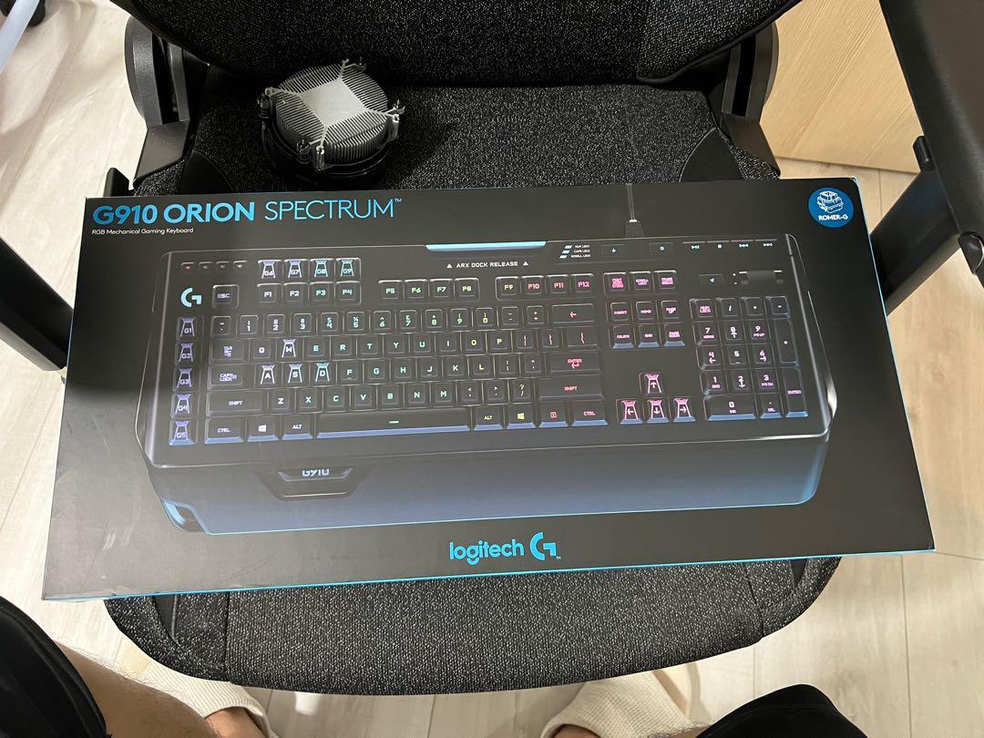 Logitech G910 Orion Spectrum Romer-G Mechanical Keyboard, Computers ...