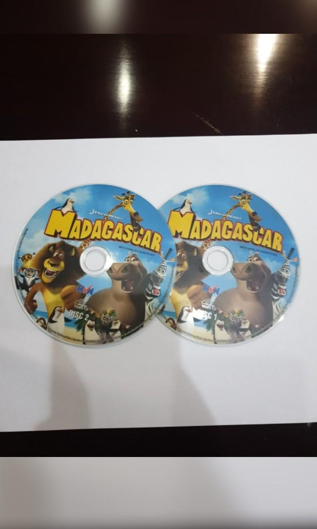 Madagascar Movie Disc 1 & 2, Hobbies & Toys, Music & Media, CDs & DVDs ...
