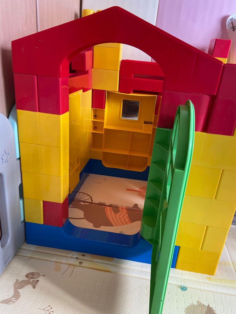 Mega block (house) for baby , Babies & Kids, Infant Playtime on Carousell