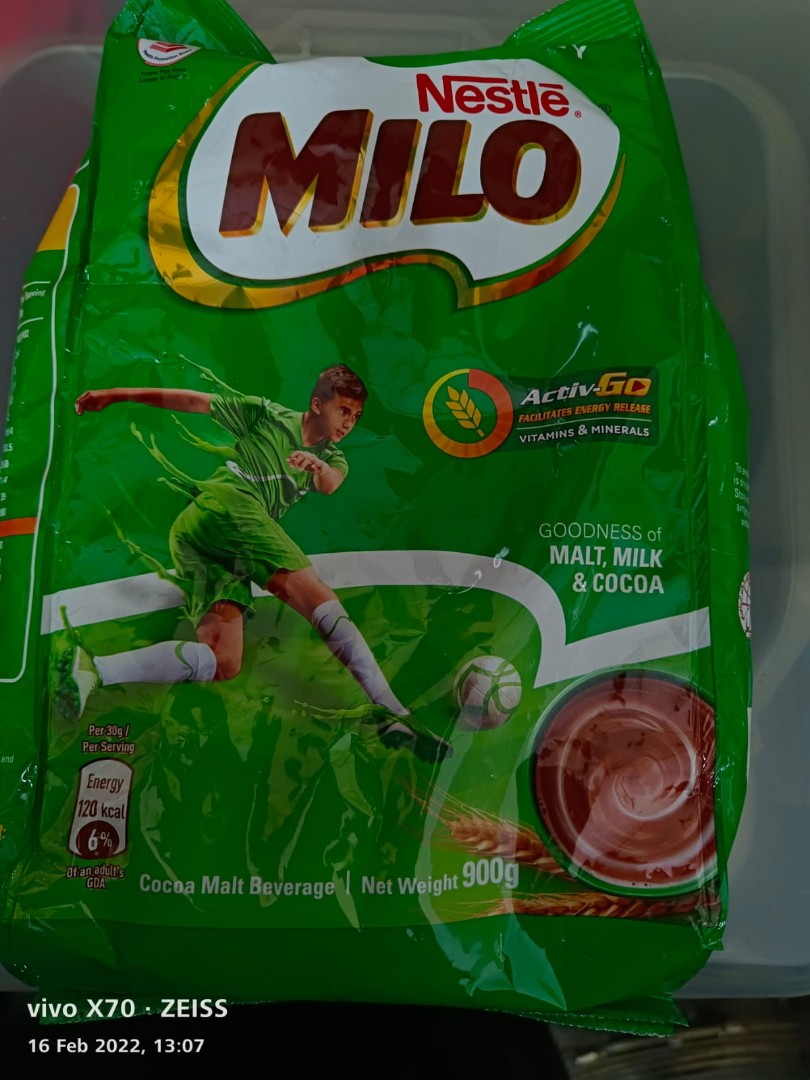 Milo powder 900gm, Food & Drinks, Other Food & Drinks on Carousell
