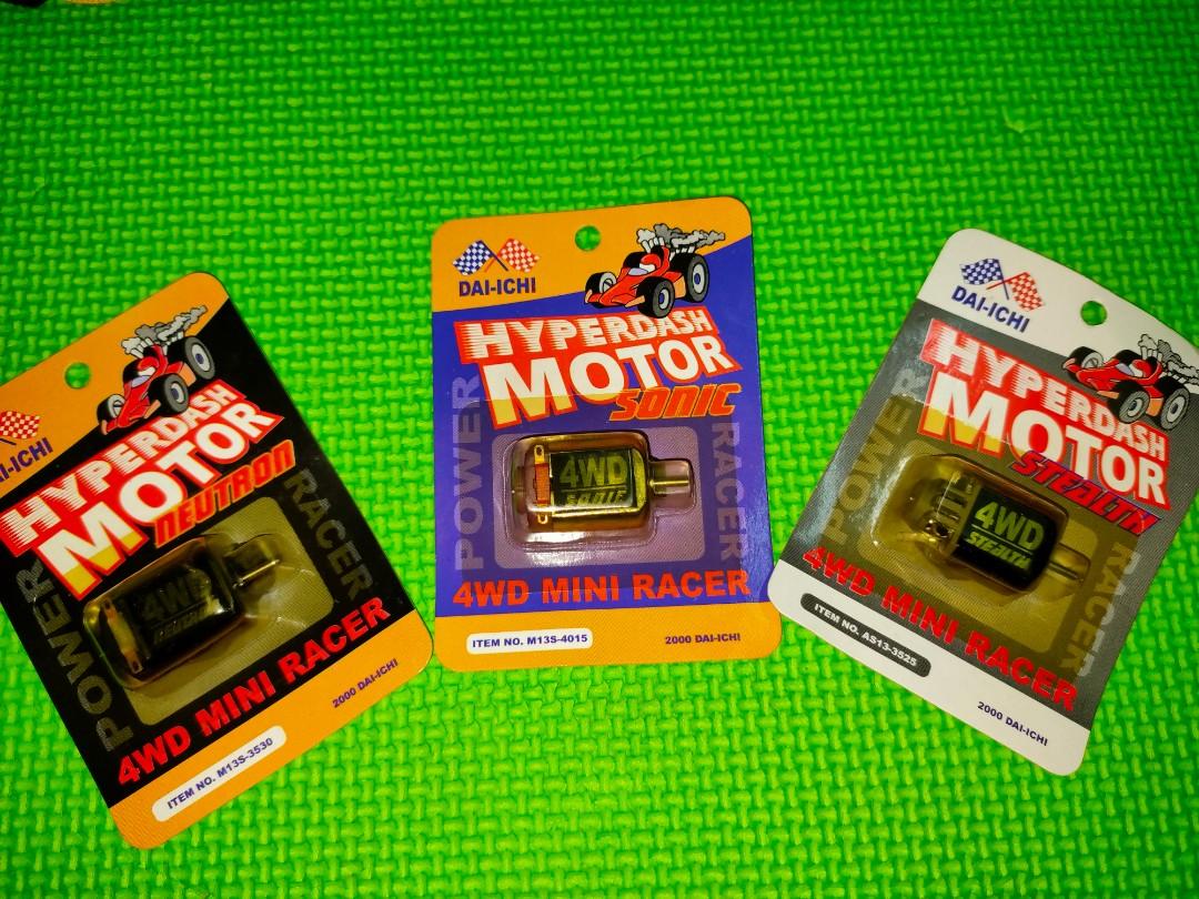 mini 4wd dinamo motors 3 class assorted hyperdash motor (dai-ichi ...