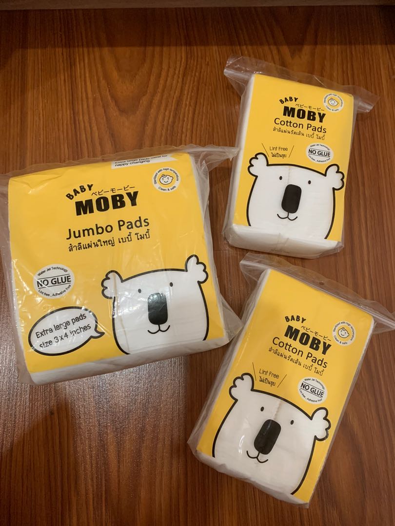 Moby cotton pads, Babies & Kids, Bathing & Changing, Baby Toiletries ...