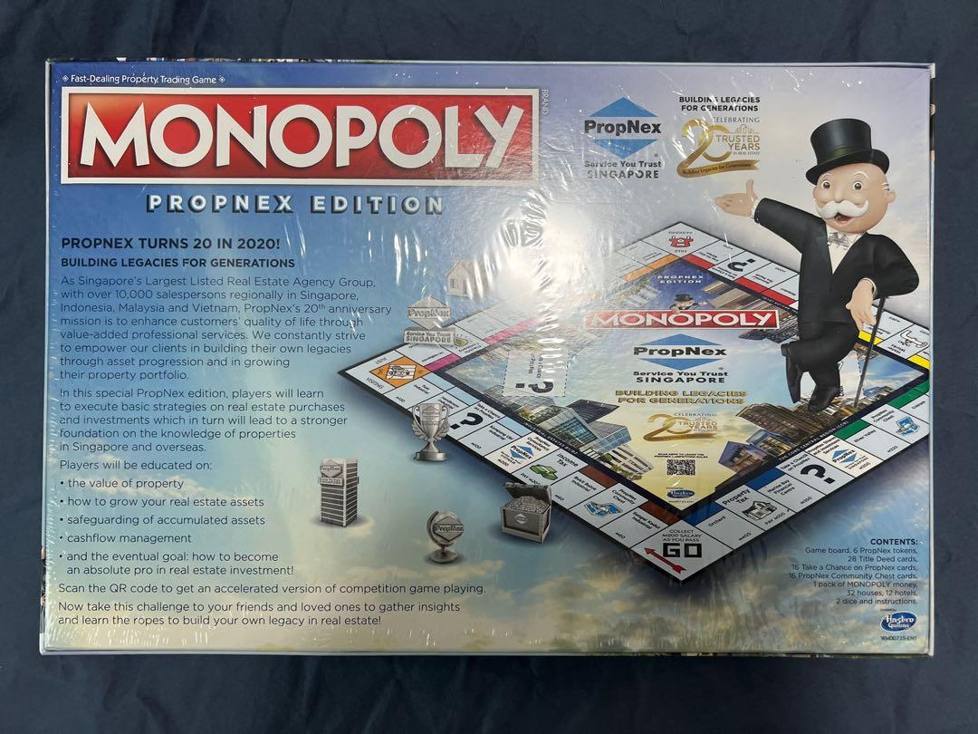 Monopoly PropNex Singapore version, Hobbies & Toys, Toys & Games on ...
