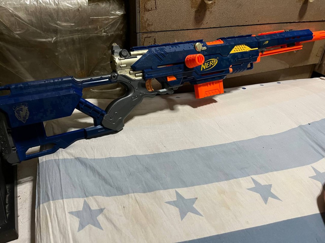 Nerf Longstrike, Hobbies & Toys, Toys & Games on Carousell