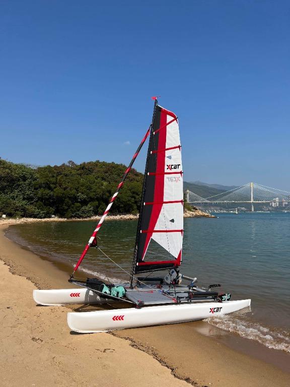 NEW XCAT Sail Mobile sailing catamaran Boat weight only 75 kg on Carousell