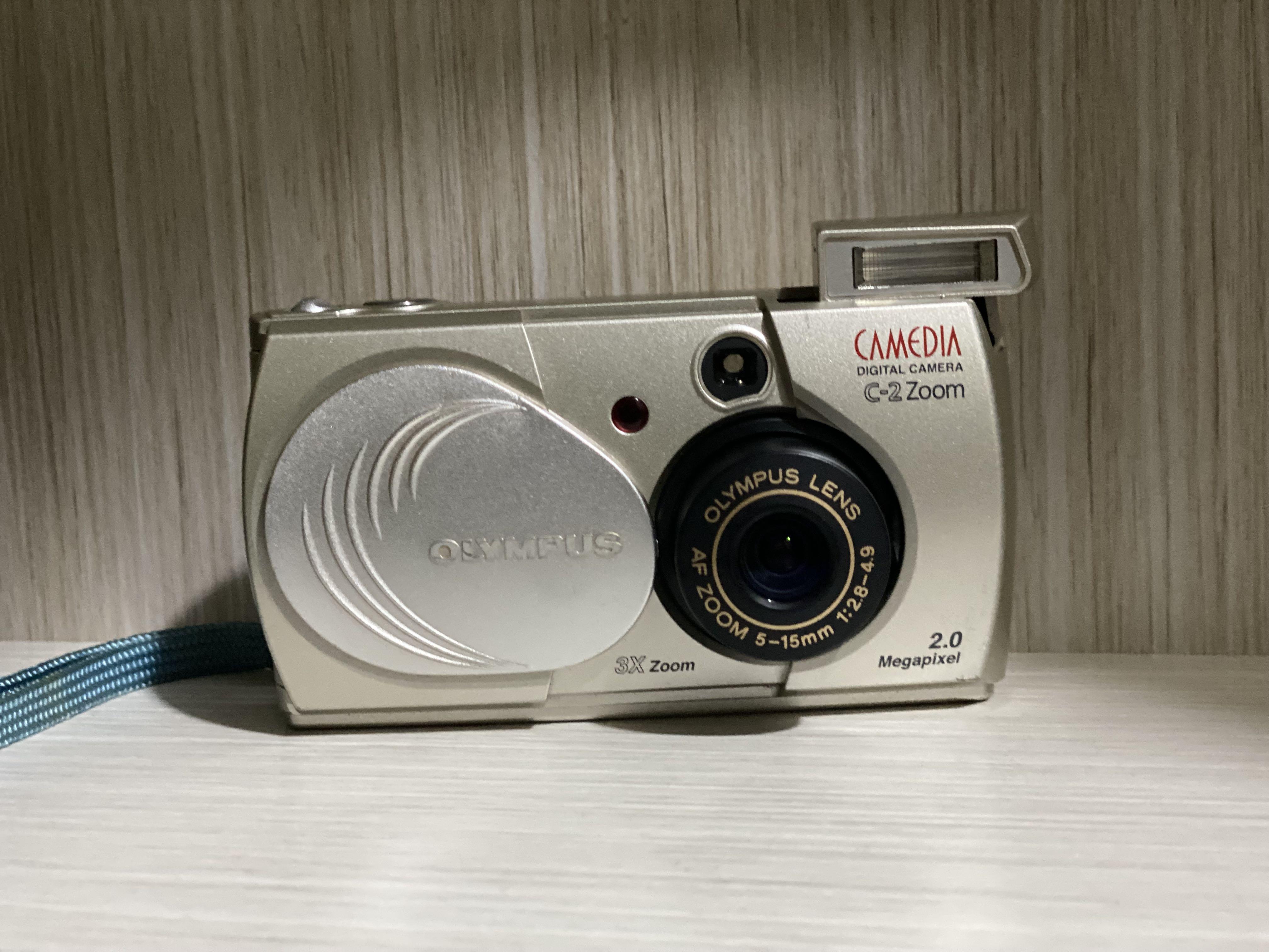 Olympus 數碼相機 ccd 相機 Digital Camera C2 zoom 懷舊相機（顏色比得上Fujifilm finepix 系列）, 攝影器材, 相機 - Carousell